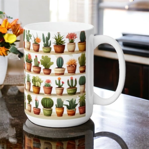 Cactus Mug - Etsy