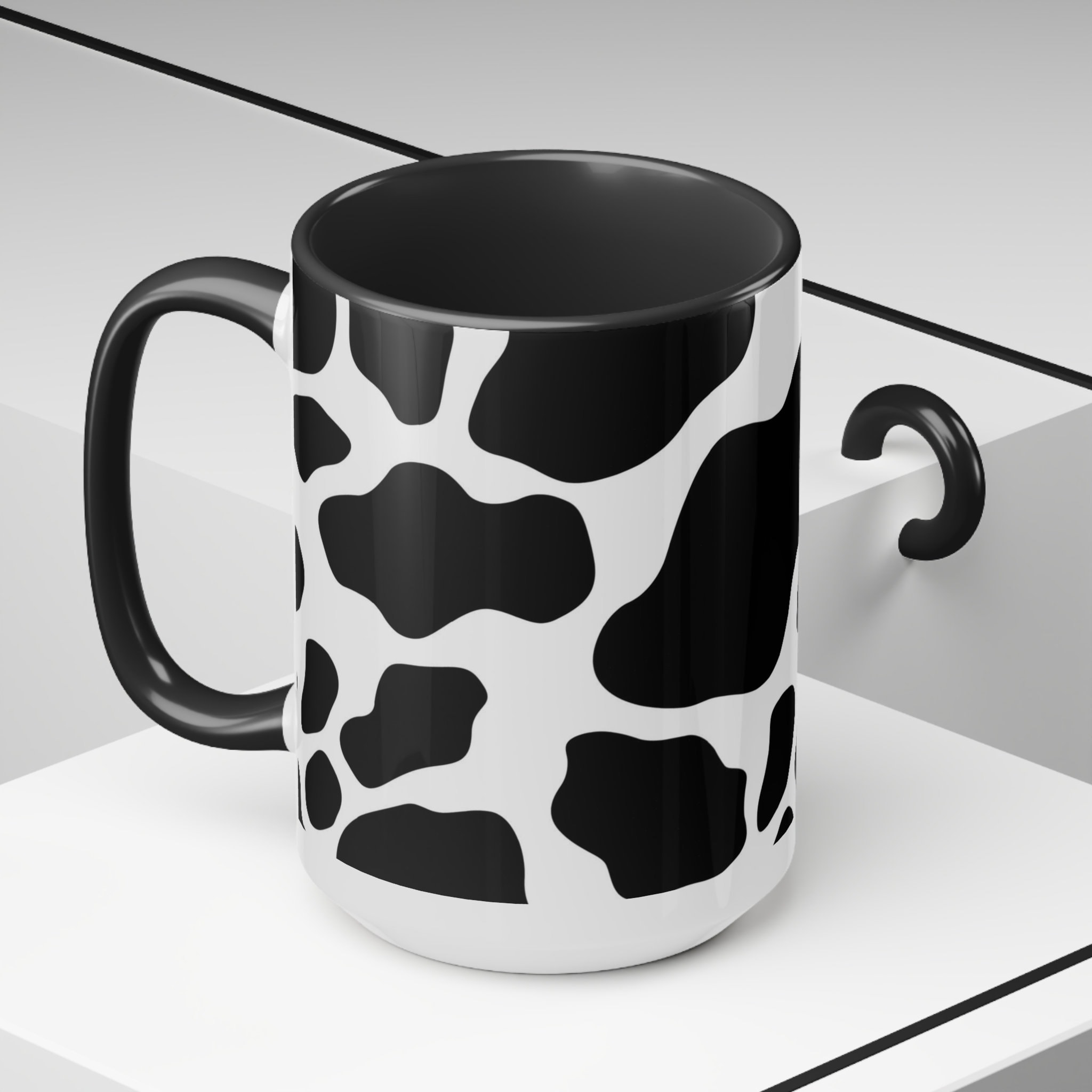 Cow Stuff, Cow Print Gift, Cows Lovers, Christmas Gift Idea, Cow Coffee ...