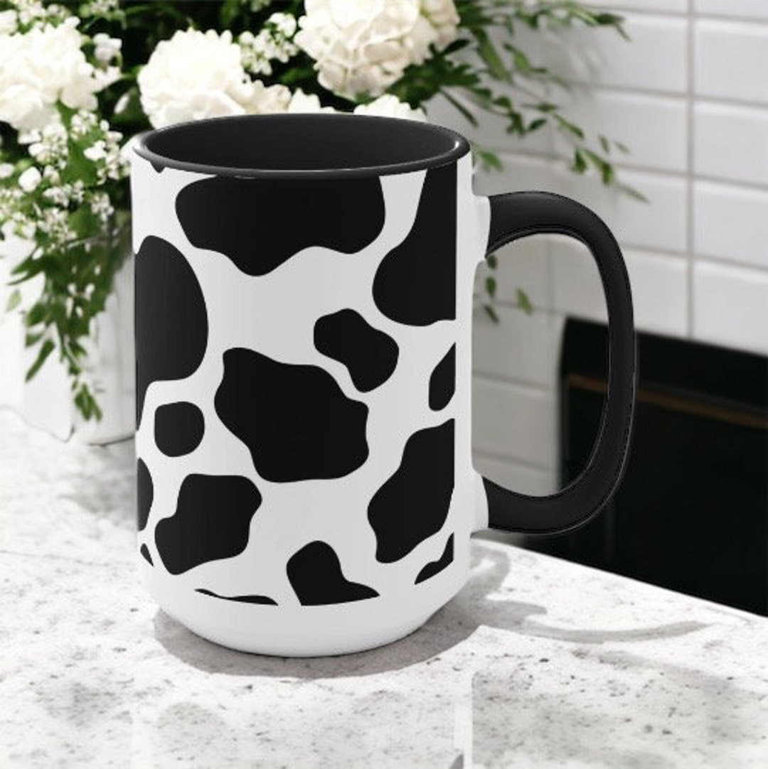 Western Cowgirl Cow Print Gift, Cows Lovers Christmas Gift, Cow Coffee ...