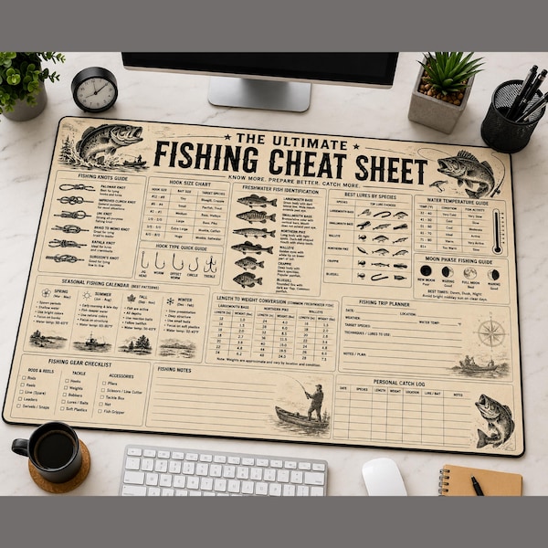 Bass Desk Mat - Etsy