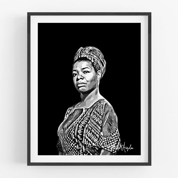Maya Angelou Artwork - Etsy