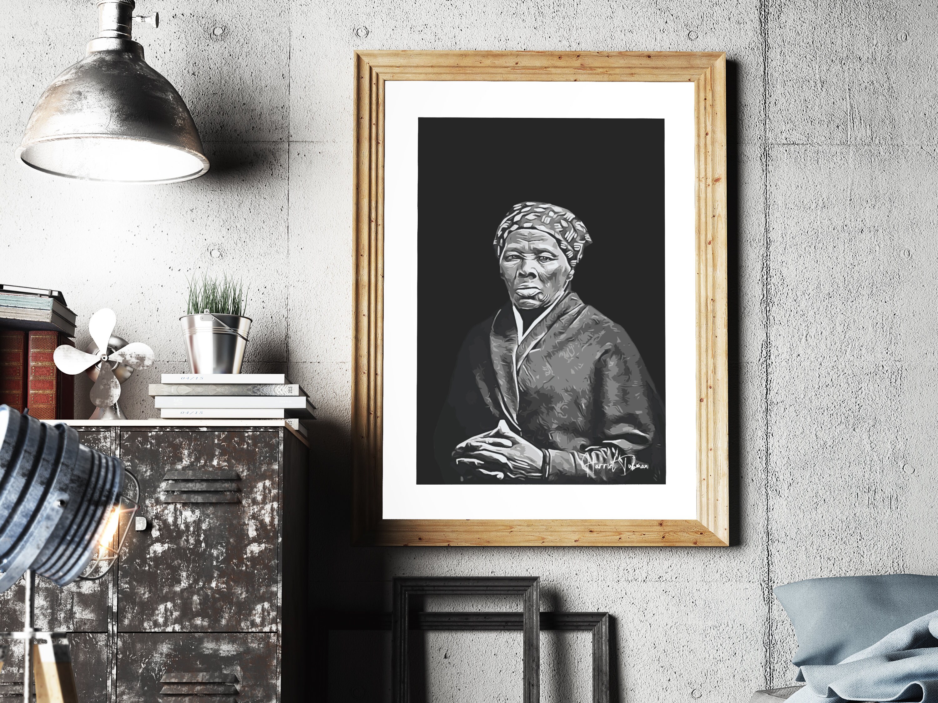 Harriet Tubman Portrait Print - Original Artwork - Inspiring - Famous ...