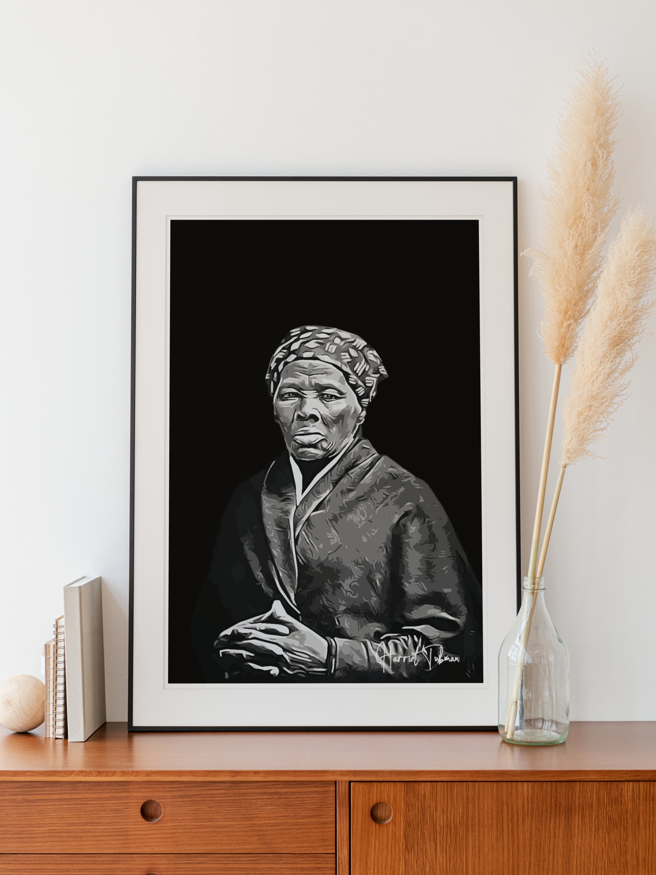 Harriet Tubman Portrait Print - Original Artwork - Inspiring - Famous ...