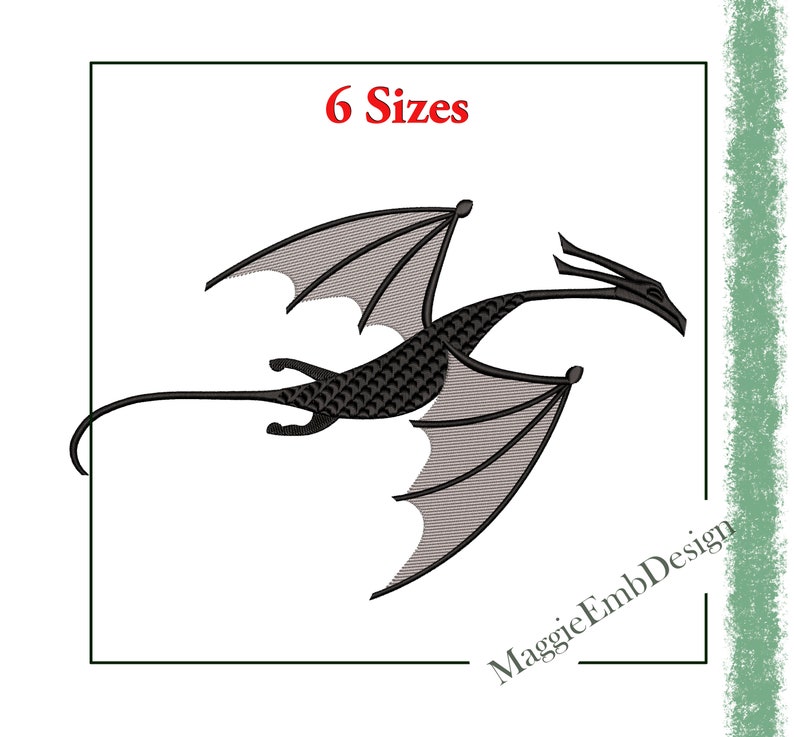 Dragon Machine Embroidery Designs Christmas Dragon Golden - Etsy