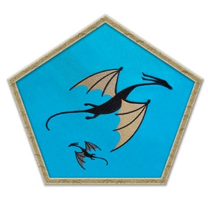 Dragon Machine Embroidery Designs, Embroidery on Organza and Tutorial ...