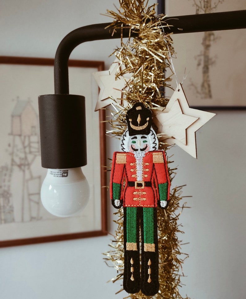 Nutcracker Applique Machine Embroidery Design Christmas Ornament - Etsy