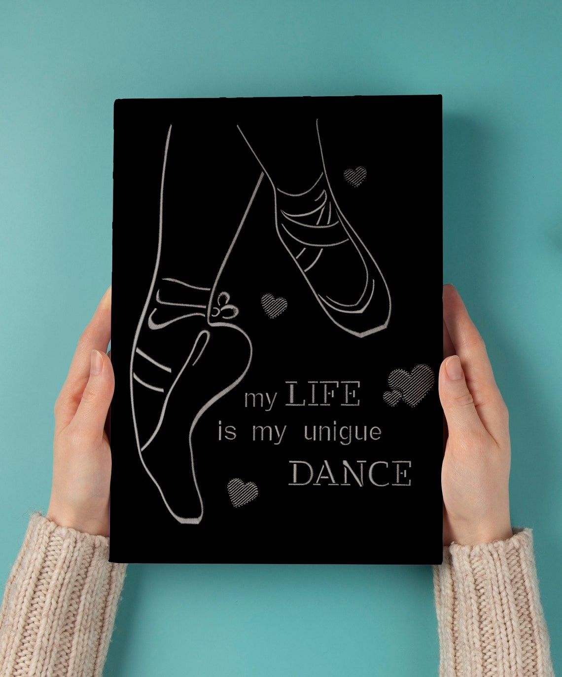 Pointe Shoes Ballet Machine Embroidery Design - Etsy