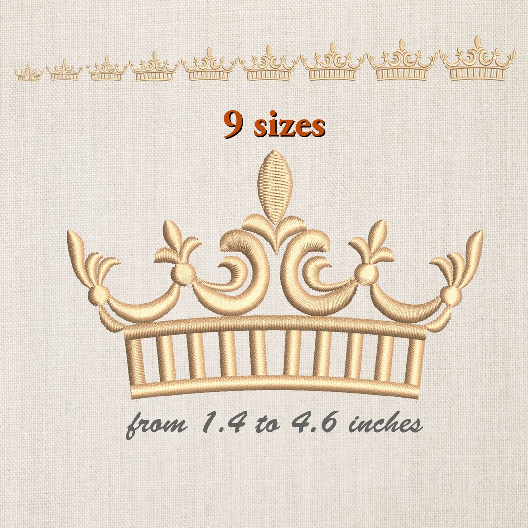 Crown Royal Machine Embroidery Design 9 Sizes - Etsy