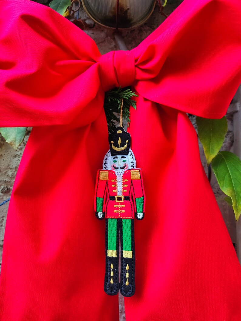 Nutcracker Applique Machine Embroidery Design Christmas Decor, Tree ...