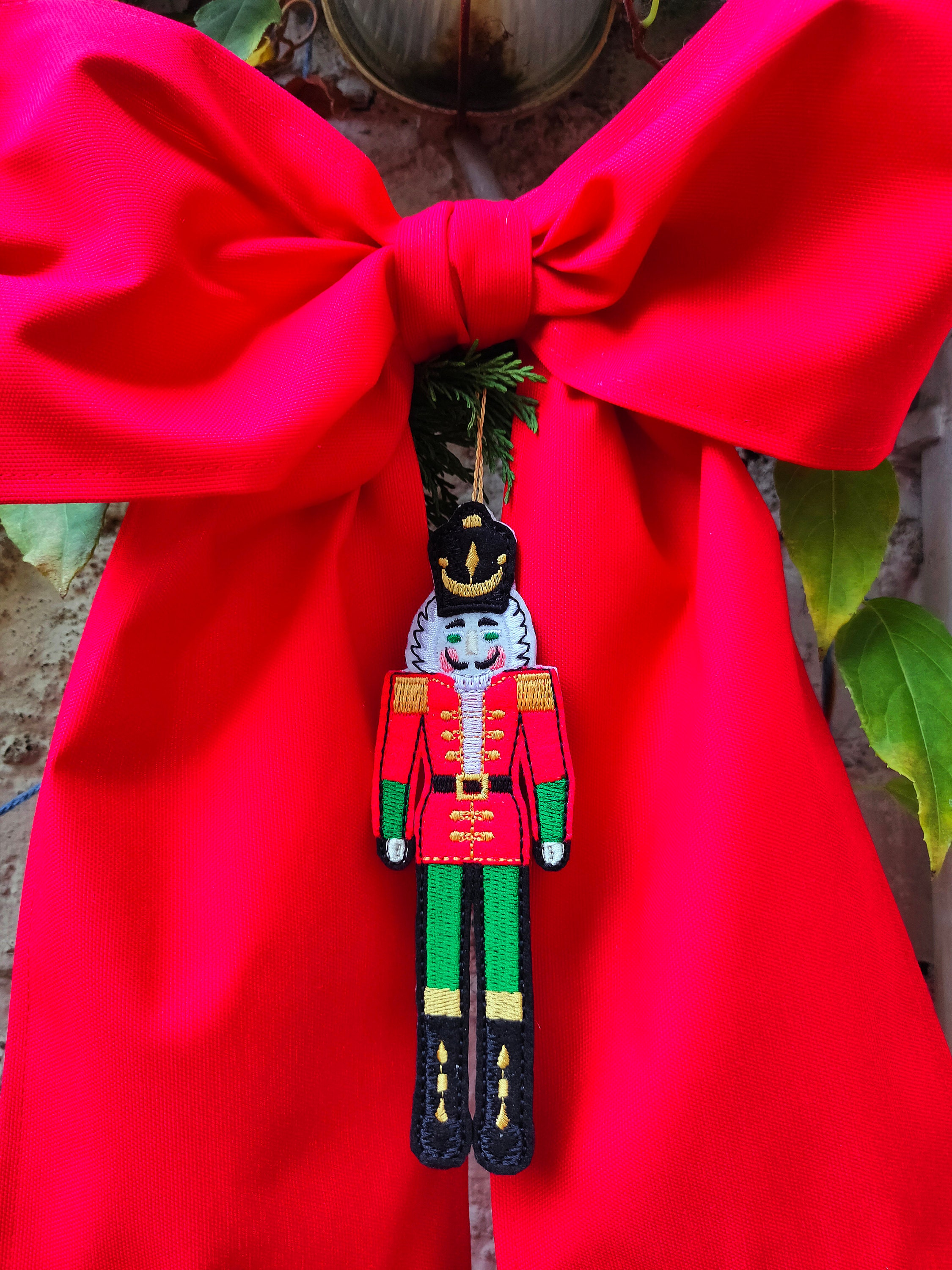 Nutcracker Applique Machine Embroidery Design Christmas Decor, Tree ...