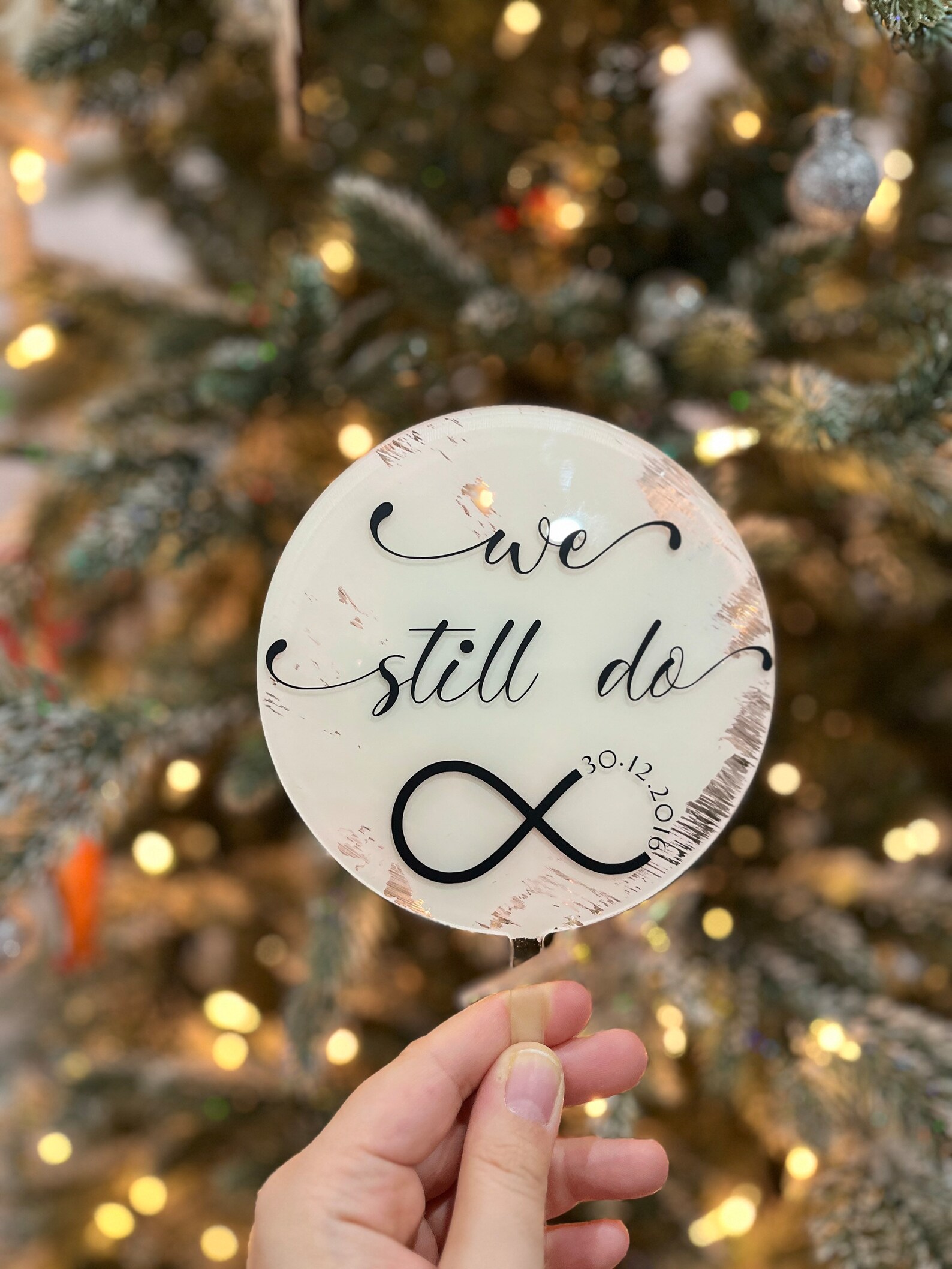 We Still Do Acrylic Cake Topper Personalised Cake Topper We Still Do ...