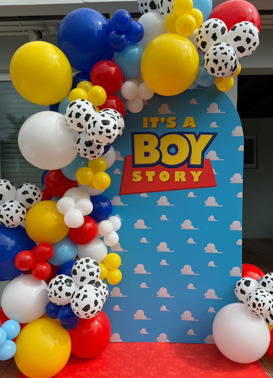 Balloon Garland DIY Kit / Toy Story - Yellow, Blue, White and Red ...