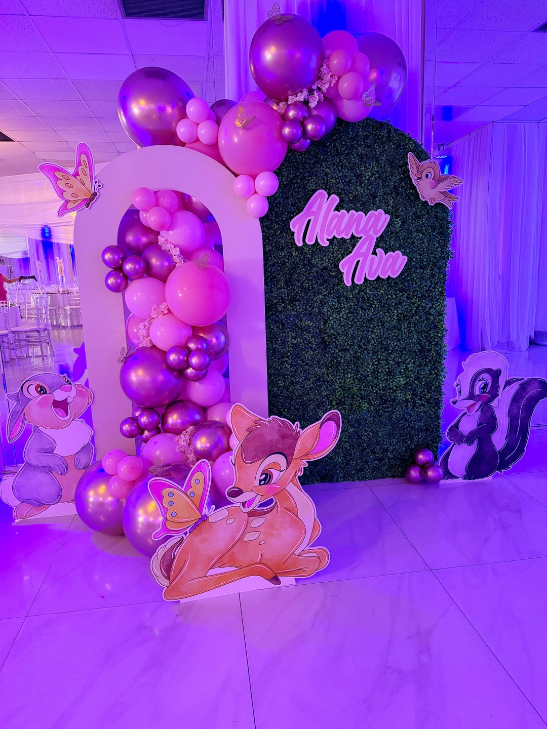 Balloon Garland DIY Kit / Bambi Garden - Pink Balloons - Etsy