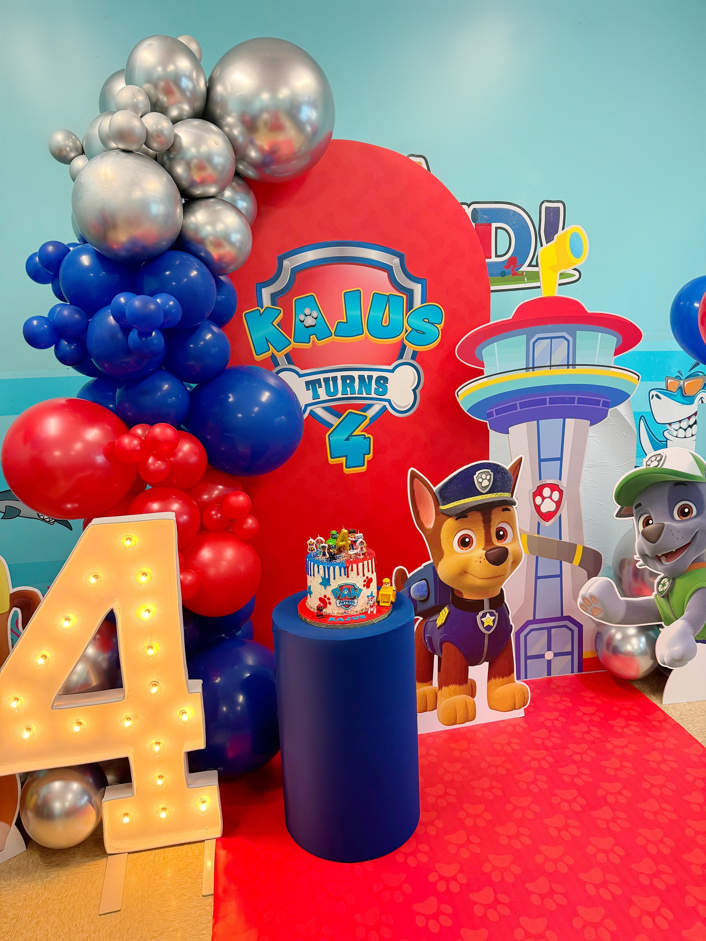 Paw Patrol Birthday Backdrop