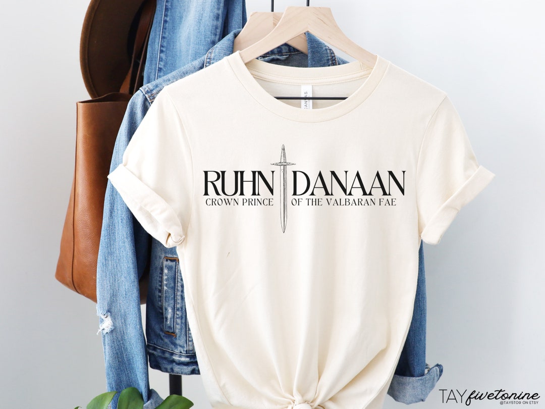 Ruhn Dannan Tshirt, Crescent City Crown Prince of the Valbaran Fae ...