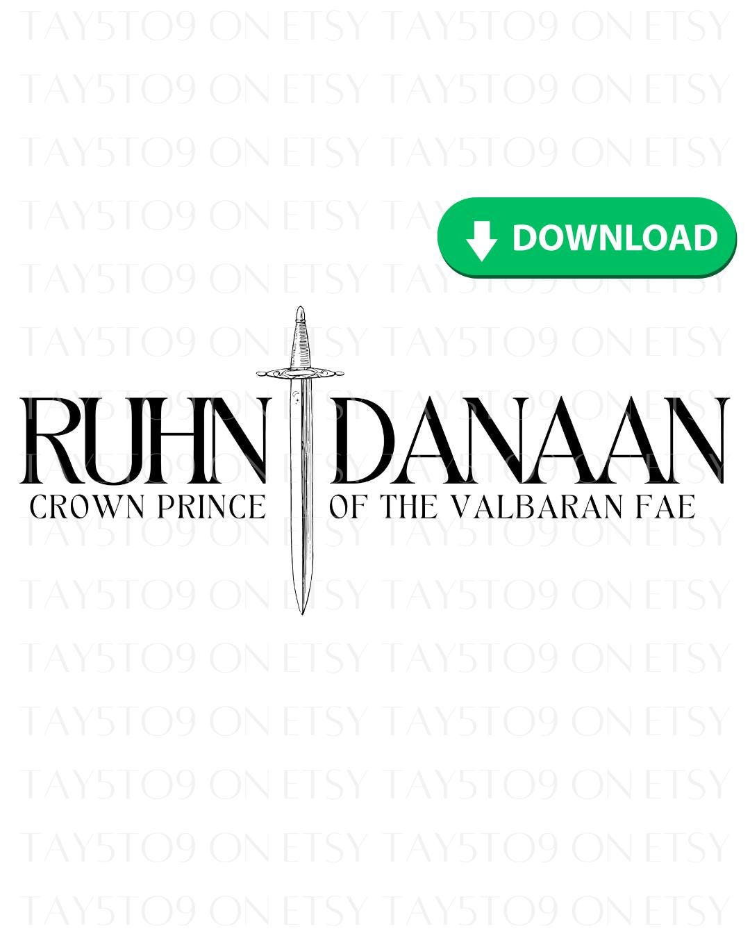 Ruhn Danaan SVG & PNG Bundle | Crescent City Inspired Digital Download ...