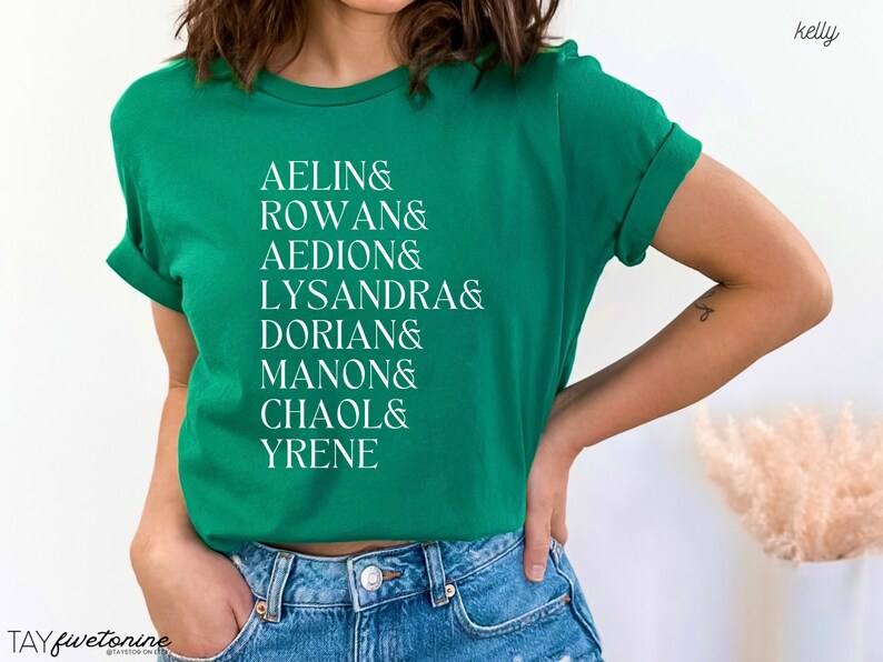 Throne of Glass Key Characters Tshirt - Etsy