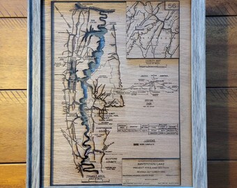 Raystown Lake Map - Etsy