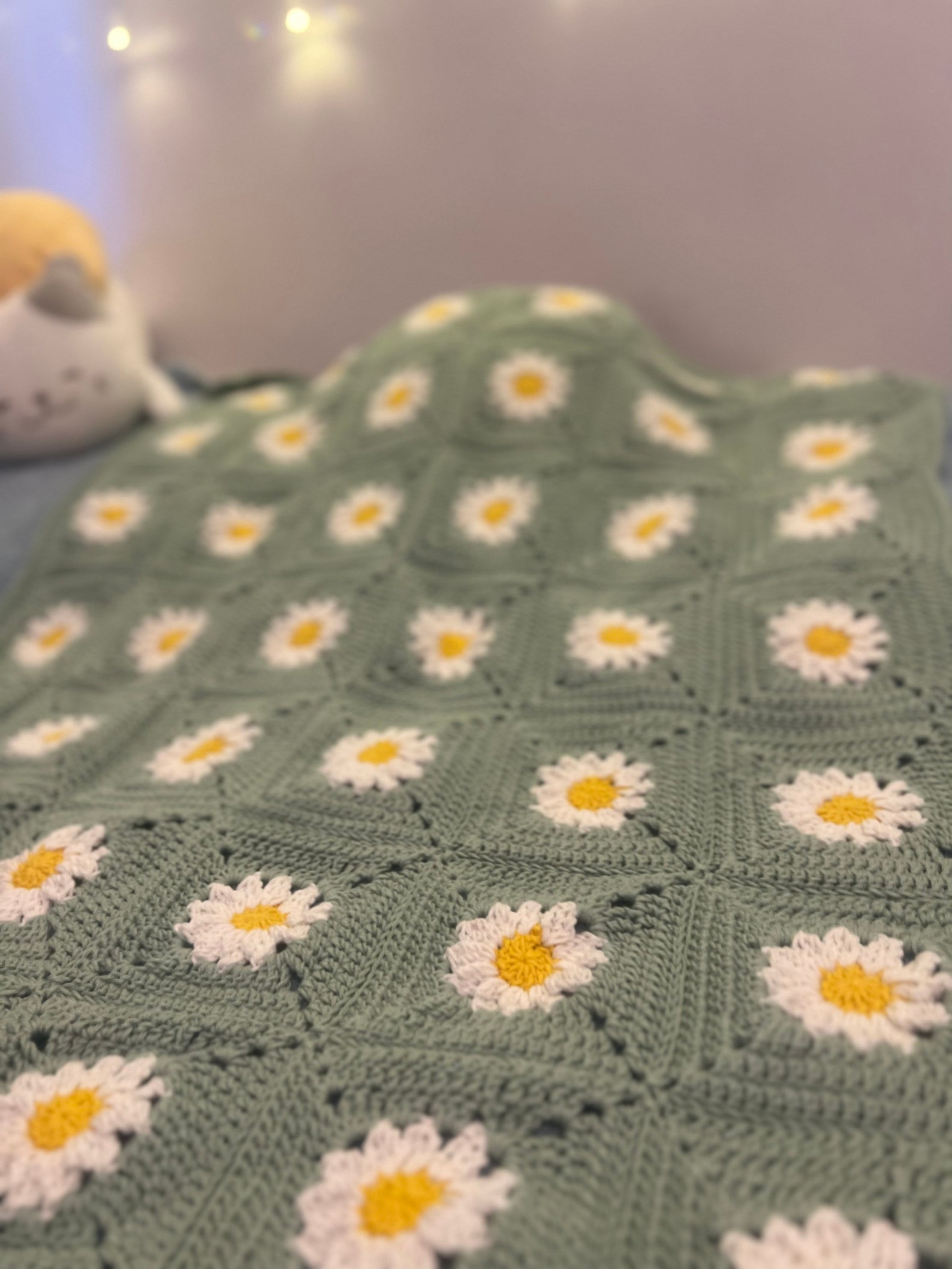 Baby Shower Gift, Mint Crochet Stroller, Daisy Granny Toddler, Unique ...