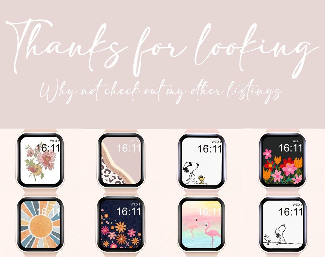 Apple Watch Face Floral Smart Watch Wallpaper,i Watch Screen,watch Face ...