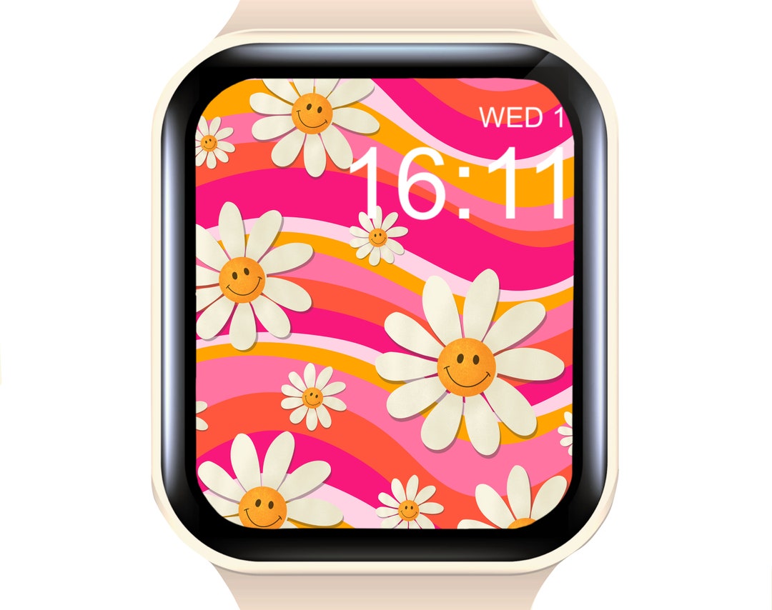 Apple Watch Face Floral Smart Watch Wallpaper,i Watch Screen,watch Face ...