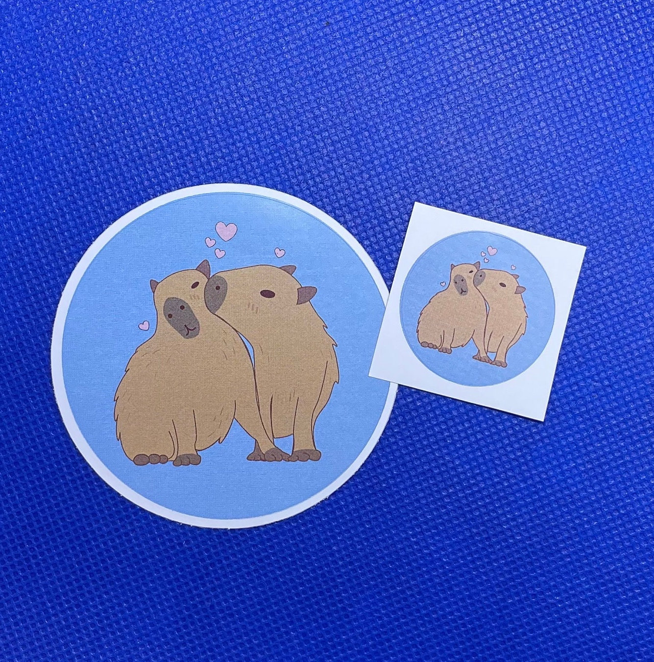 Capibara's Verliefd | Capibara Sticker, Capibara Sticker Merch, Planner ...
