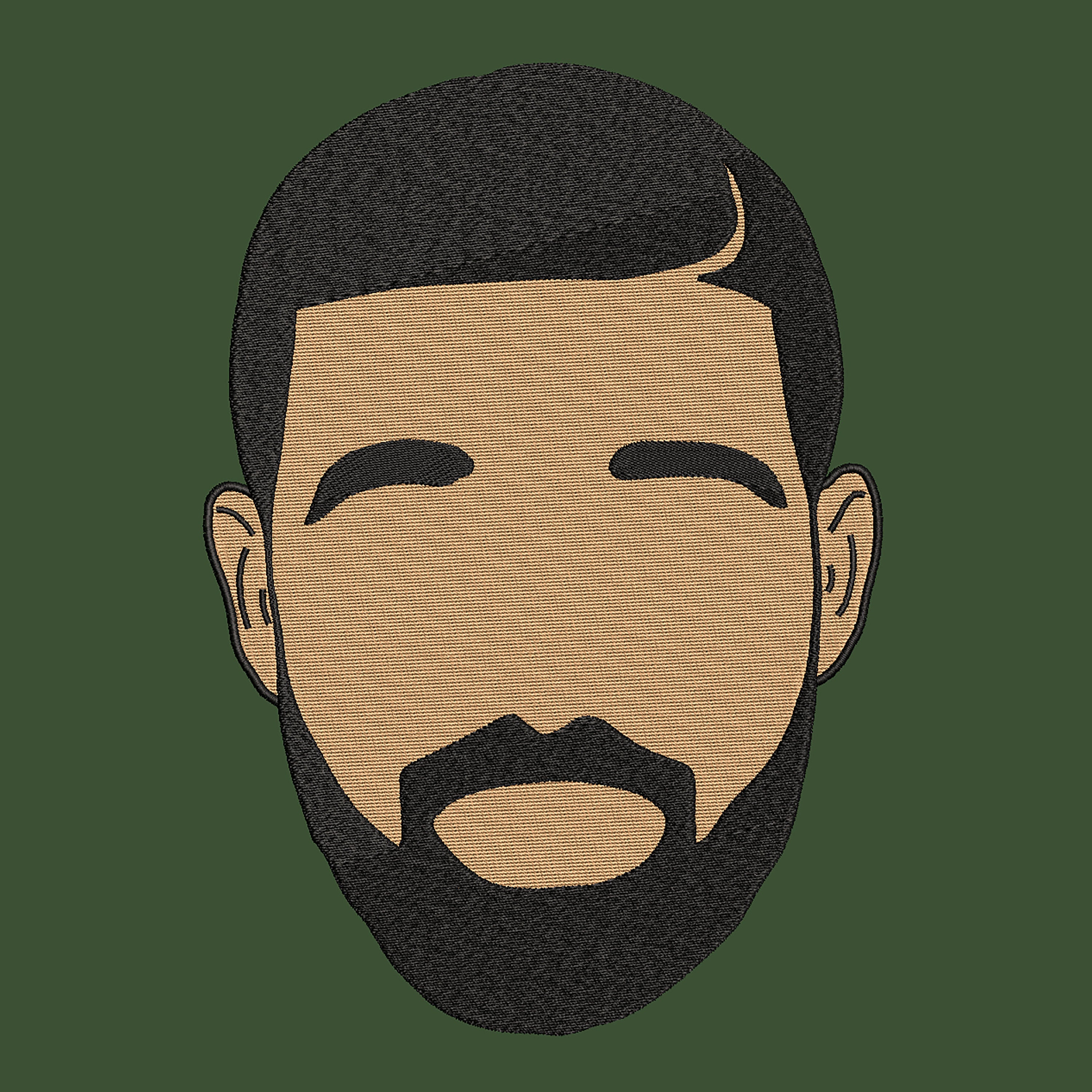 Drake Embroidery Design - Etsy