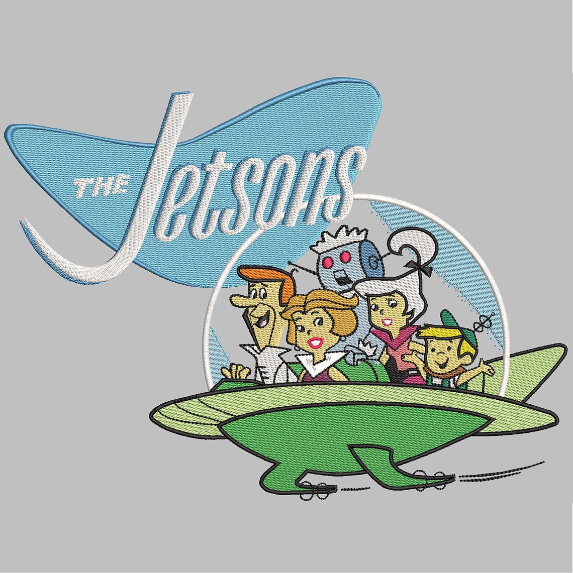 The Jetsons Embroidery - Etsy