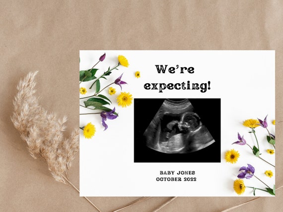 Free, Custom Printable Pregnancy Announcement Templates, 57% OFF