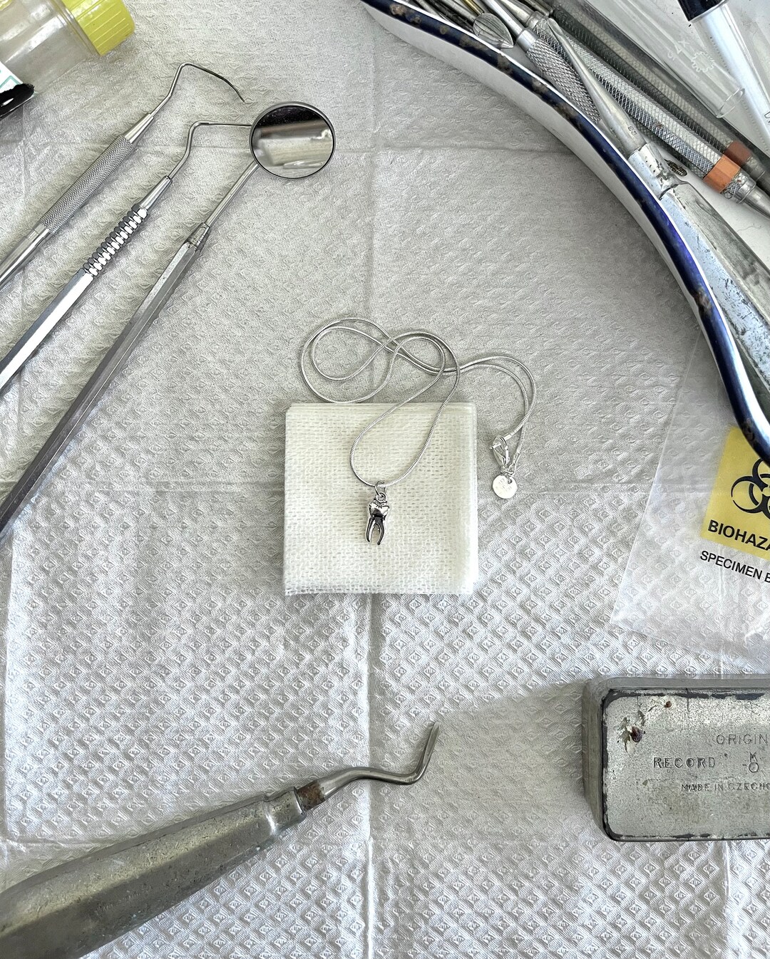 Human Tooth Pendant Necklace 925 Silver - Etsy