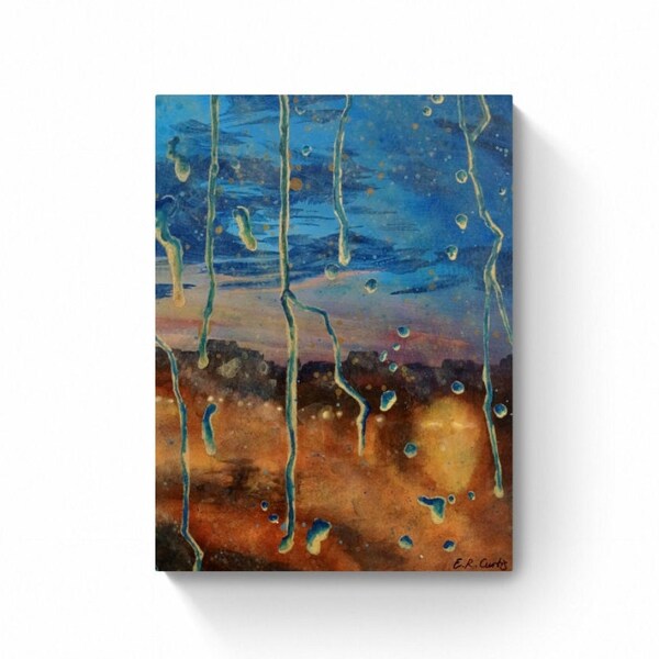 Raindrops Painting - Etsy