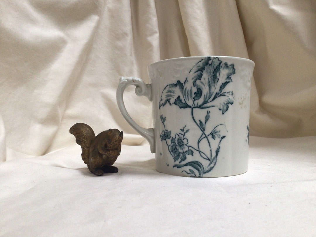 Antique Stoneware Mug Colonial Pottery, Stoke, England “lynton” Pattern ...