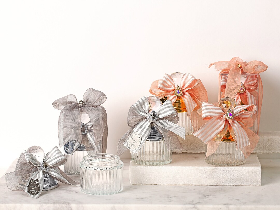 Wedding Candy Jar Favors | Luxury Custom Candy Dishes | Personalized ...
