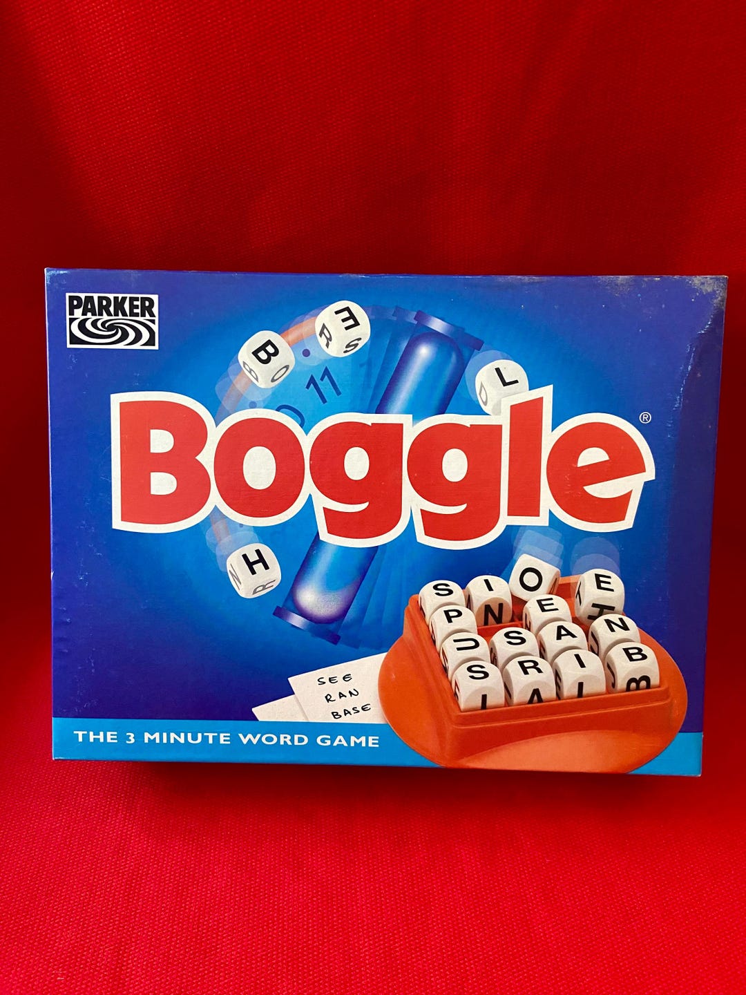 Boggle Vintage 1996 Classic Letter Dice Word Making Game by Parker ...