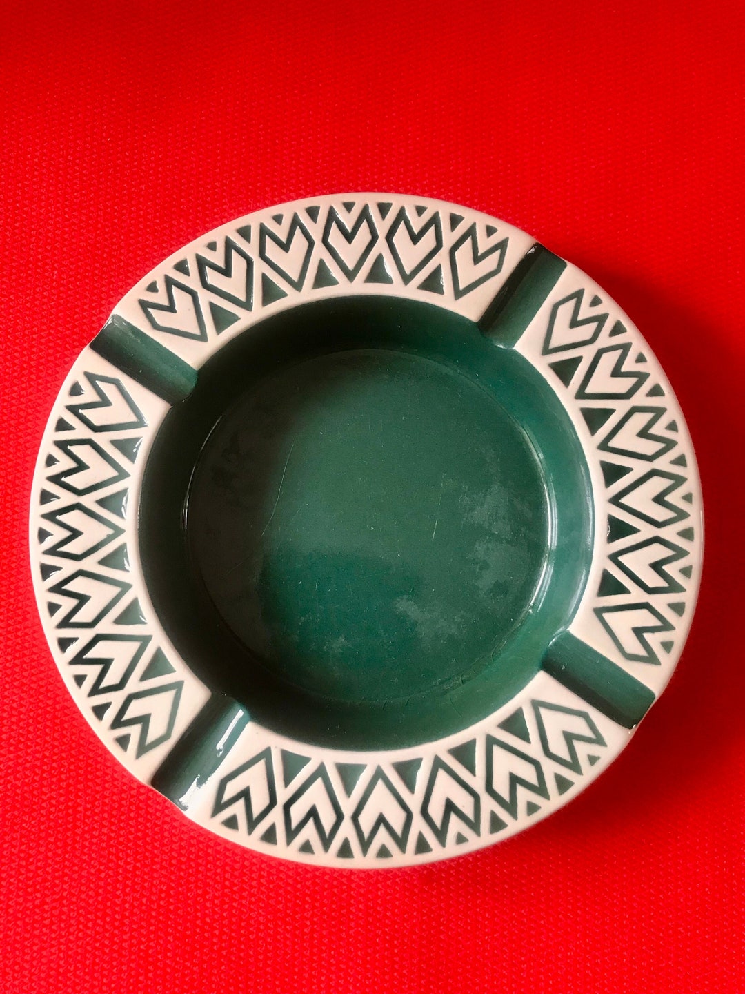 Hornsea Pottery Rare Vintage Ceramic Round tulip Pattern 1960s Ashtray ...