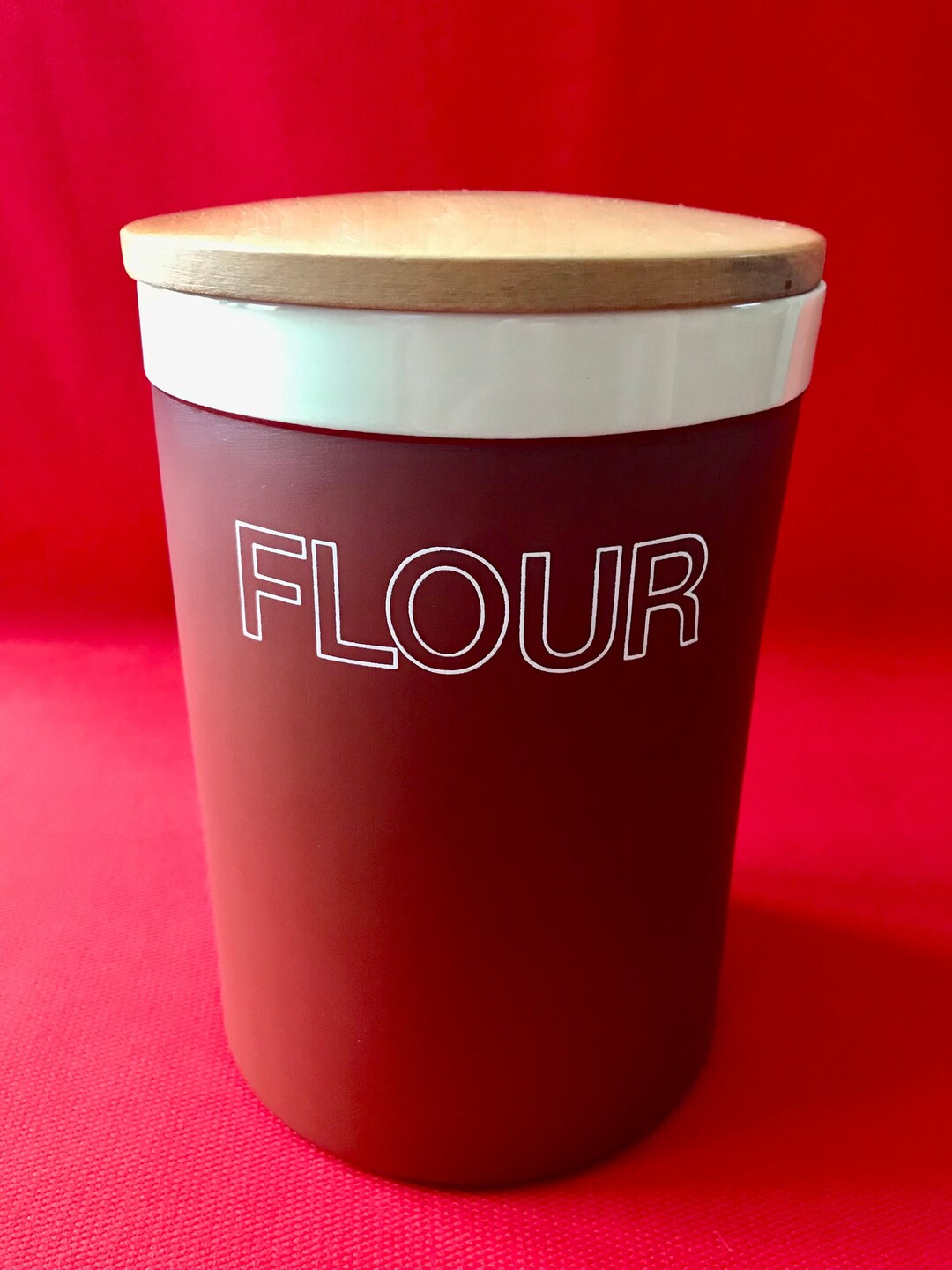 Hornsea Pottery Rare ‘cinnamon’ Pattern Vintage Ceramic Wooden Lidded ...