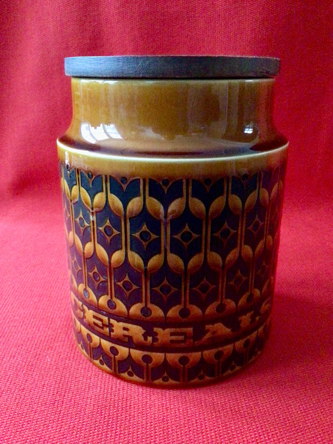 Hornsea Pottery Rare Brown ‘heirloom’ Pattern Cereals Vintage Ceramic ...