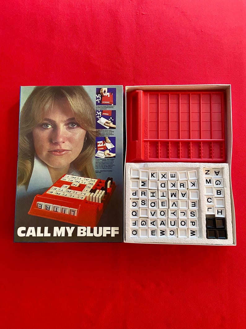 Call My Bluff Vintage 1970s Word Tile Game by Mind Movers - Etsy