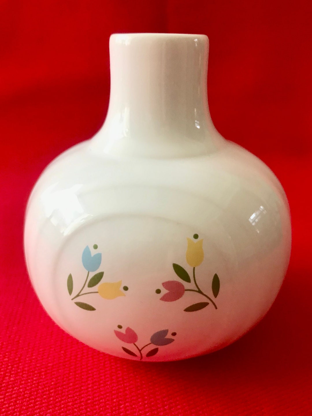 Hornsea Pottery swan Lake Style Vintage Ceramic Bud Vase With ...