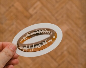 The One Ring Sticker - Etsy