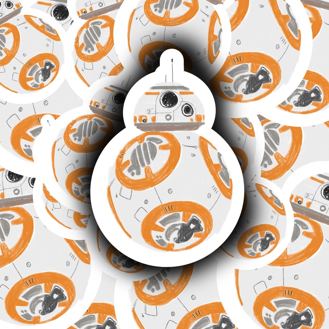 BB8 Sticker - Etsy