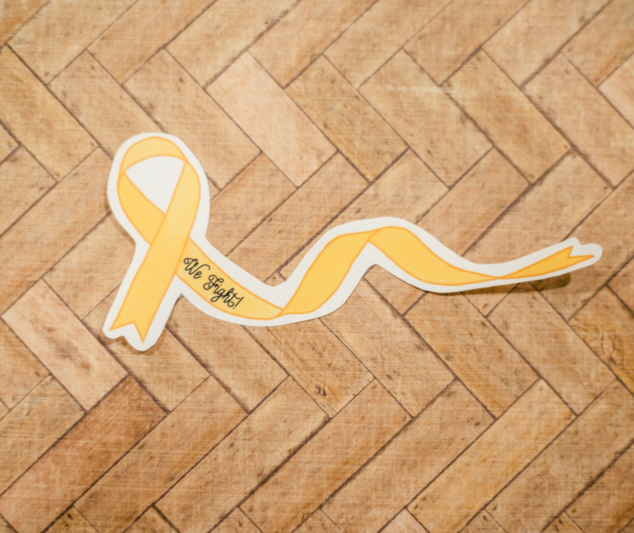 We Fight cancer sticker Paper Bumper Stickers etna.com.pe