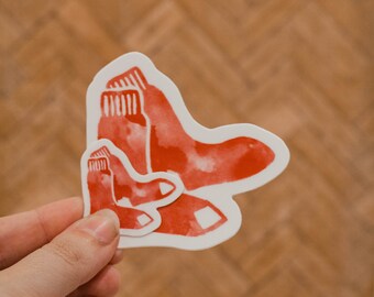 Red Sox Decal - Etsy