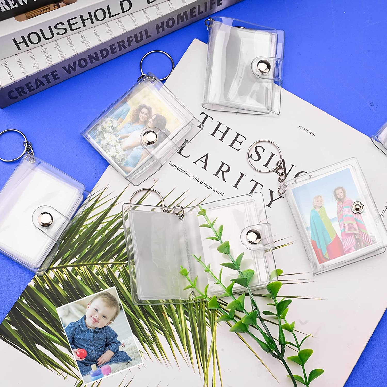 Personalised Mini Photo Album Keyring, Photo Keyring With Photos - Etsy UK