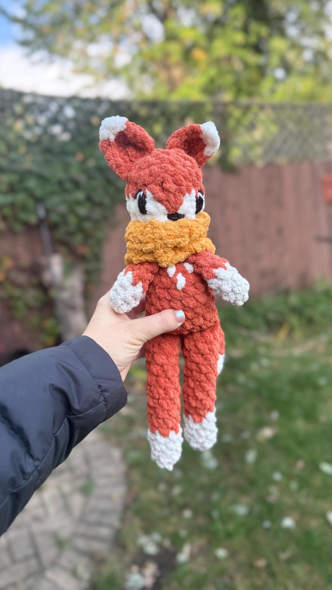 FOX PLUSHIE | Handmade Stuffed Animal | Fox Stuffed Animal | Plushies ...