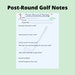 Golf Printable, Bundle, Golf Stat Tracker, Blank Journal Entry, Post ...