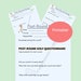 Post-golf Round Questionnaire Printable, Golf Printable, Golf Stats ...