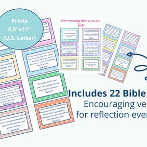 Printable Scripture Cards| Bible Verses for Tweens and Teens ...
