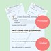 Golf Printable, Post-round Questionnaire, FILLABLE, Golf Stats, Blank ...
