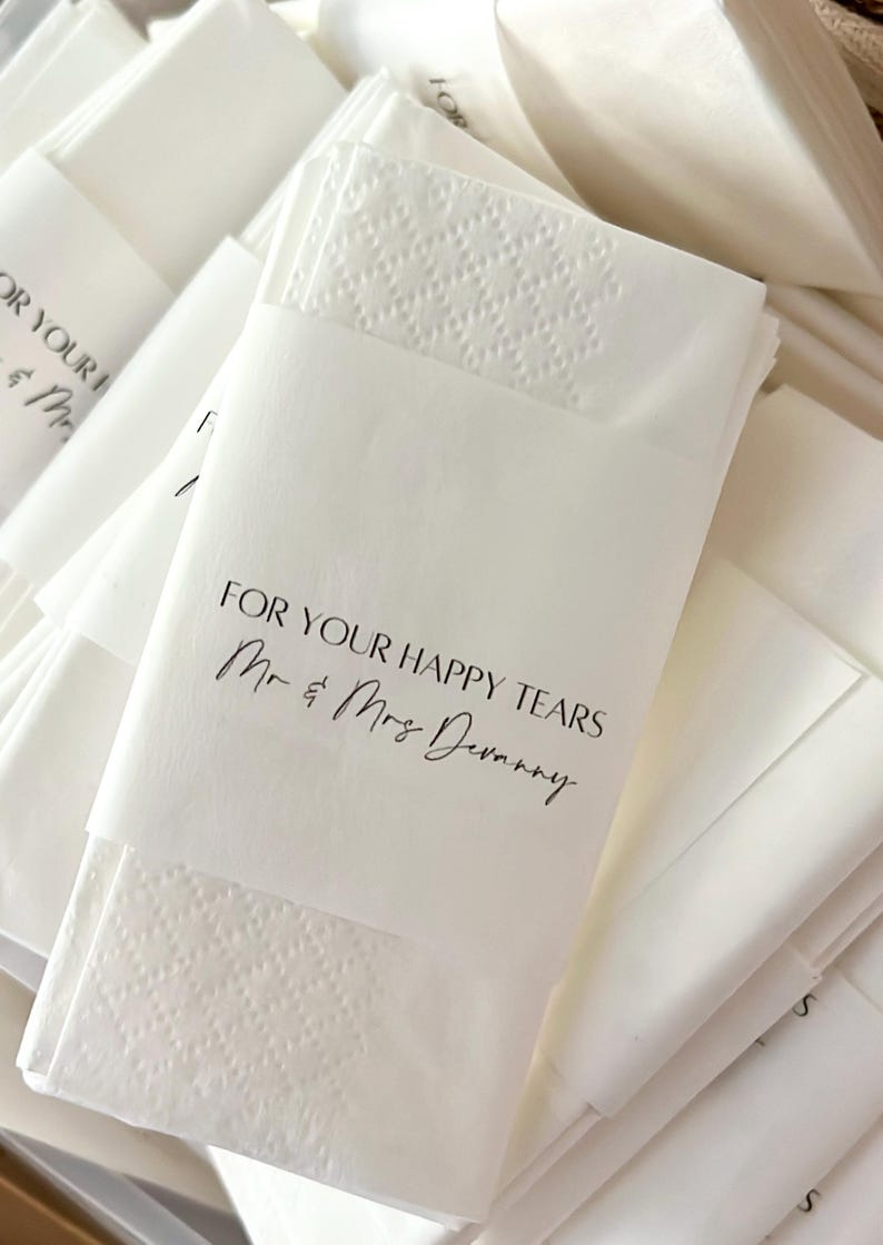 Happy Tears Tissue Printable Template | Editable Digital Download ...